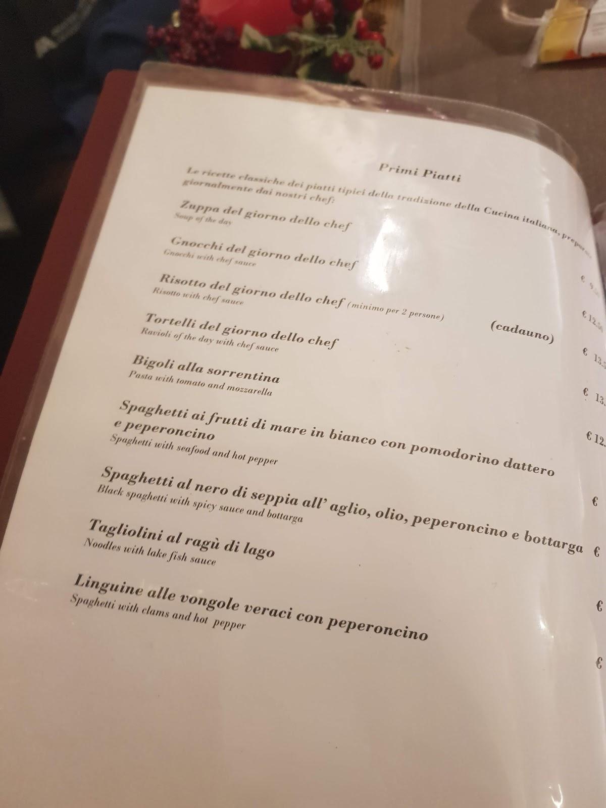 Menu da Alessi Trattoria Pizzeria Enoteca, Desenzano del Garda, Via ...
