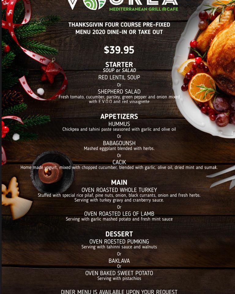 Menu at Vourla Mediterranean Grill & Cafe, Naples
