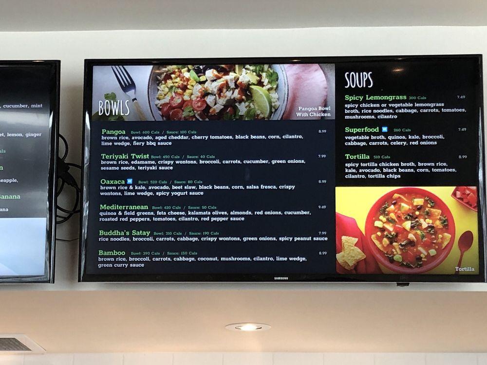 Menu at Freshii fast food, Guelph, 221 Woodlawn Rd W