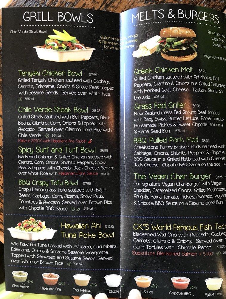 Menu at Green Tomato Grill - Brea restaurant, Brea