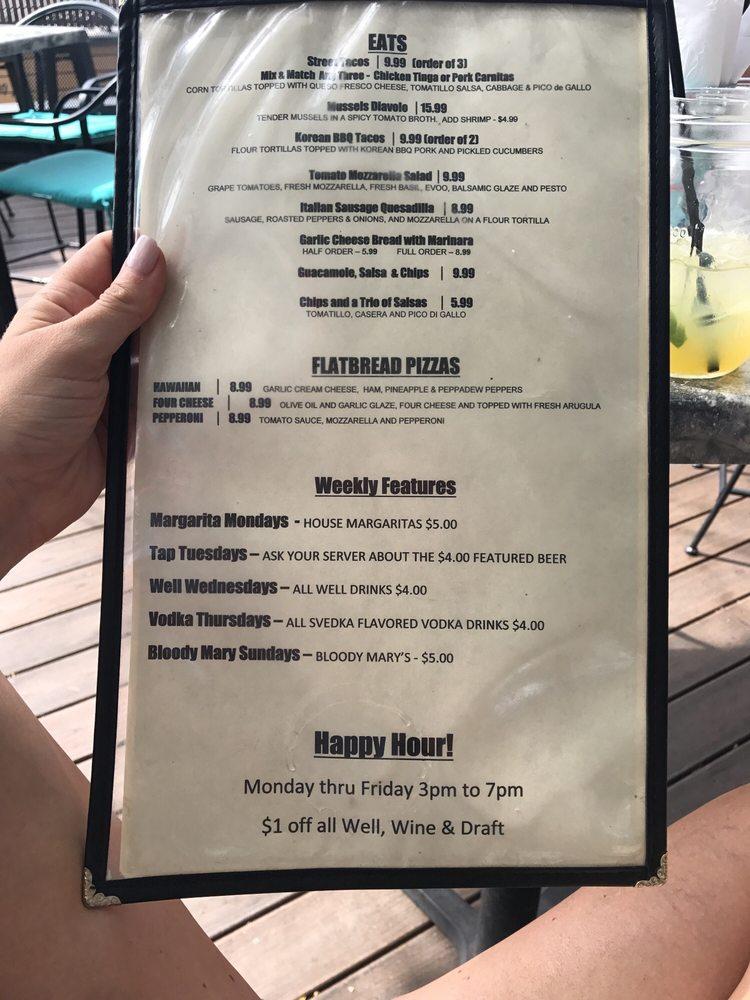 Menu at Roof Top Tavern pub & bar, Morrison