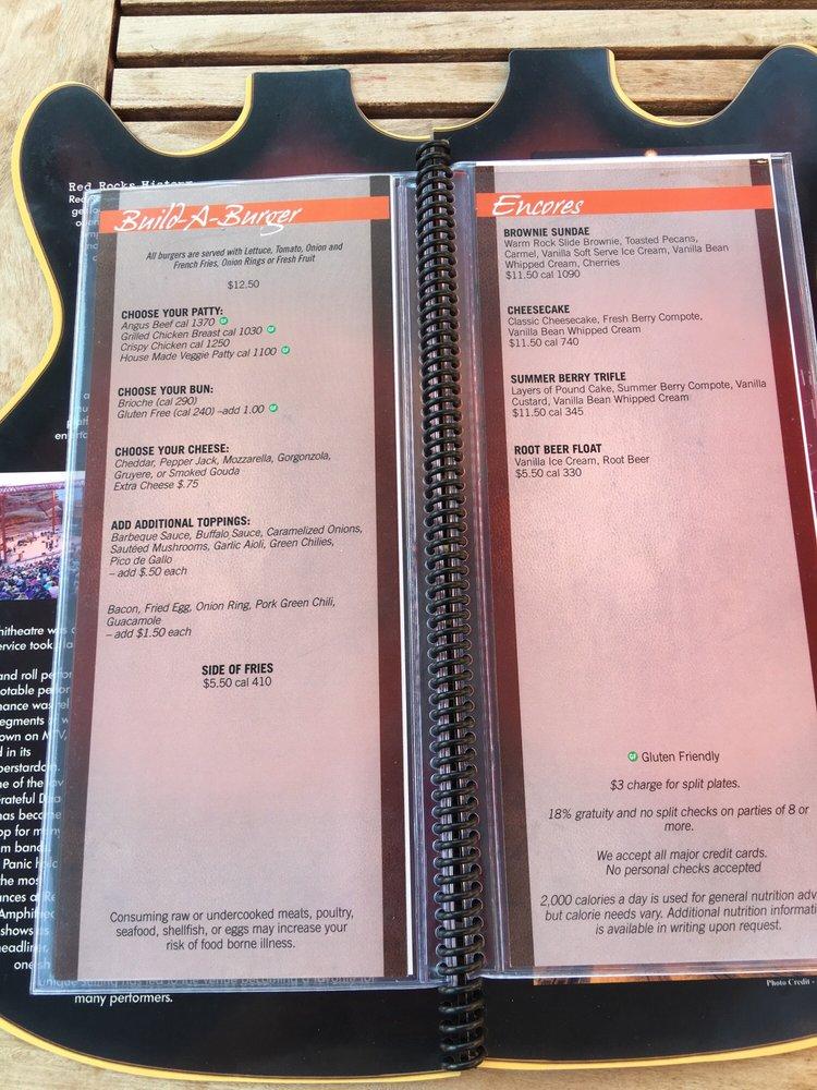 Menu at Ship Rock Grille pub & bar, Morrison