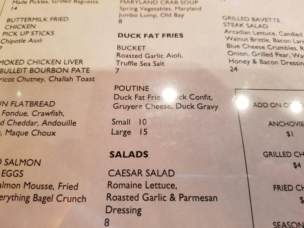 Menu at Victoria Gastro Pub, Columbia, Snowden River Pkwy Ste D