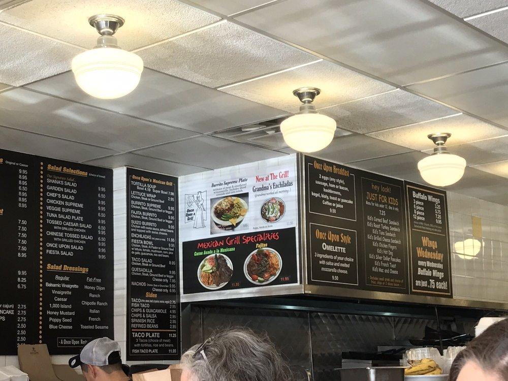 Menu at Once Upon A Grill restaurant, Northbrook