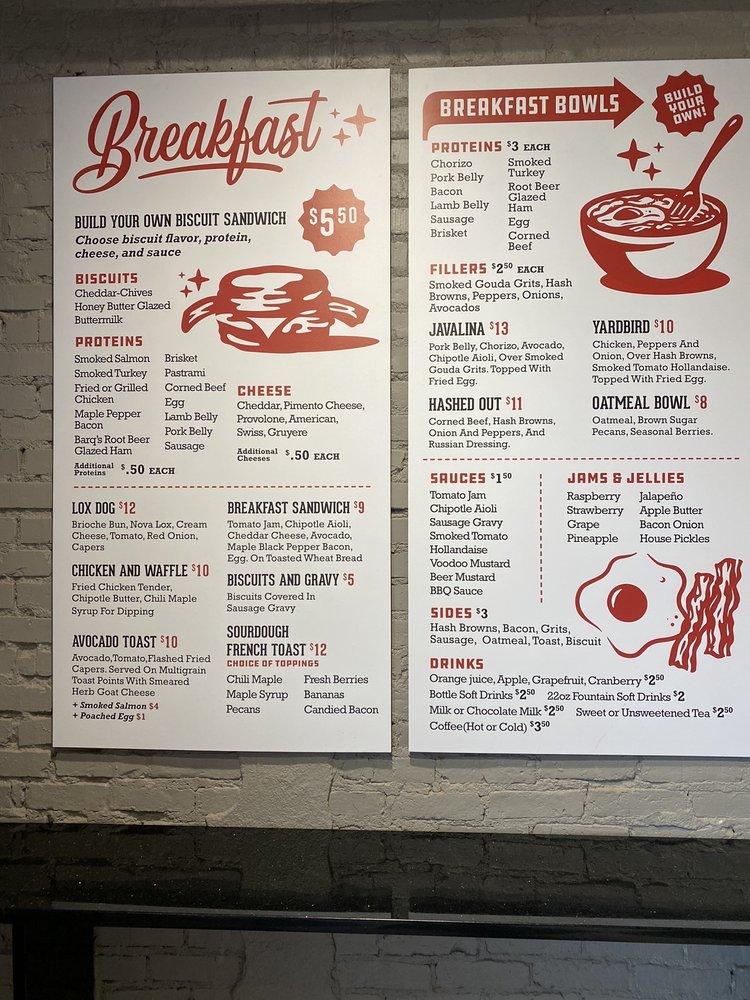 Menu at The Backlot Sandwich Shop, Memphis
