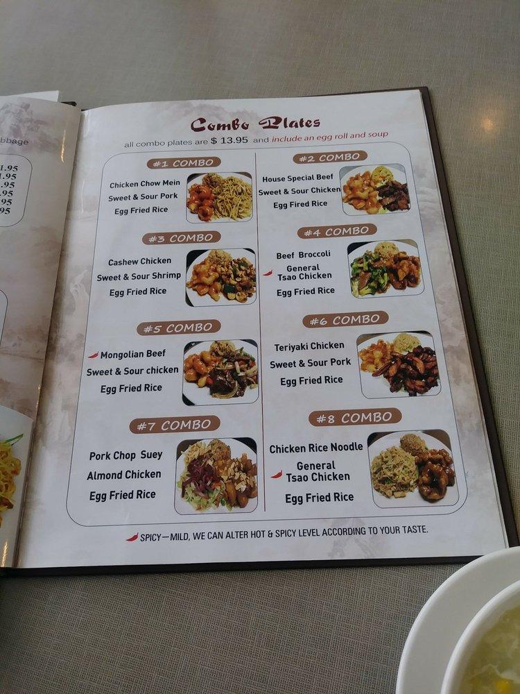 Menu at Chinatown Restaurant, Coeur d'Alene