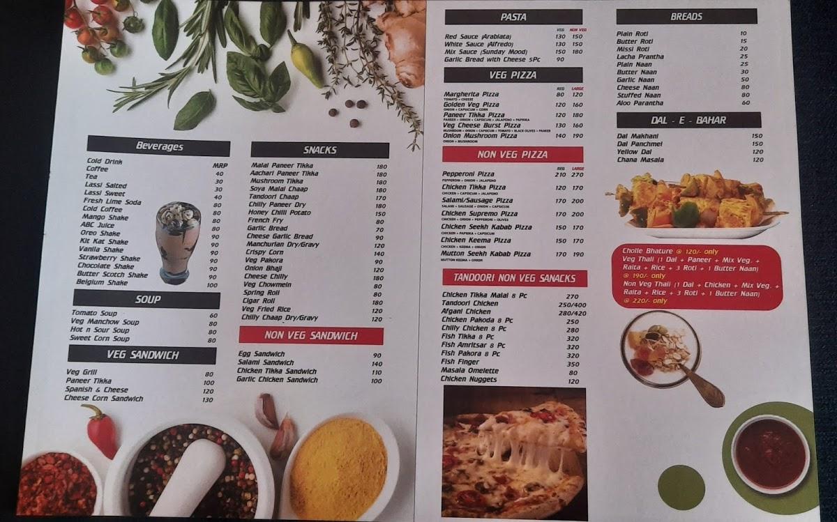 Menu at Indian Delight Restaurant, Hisar