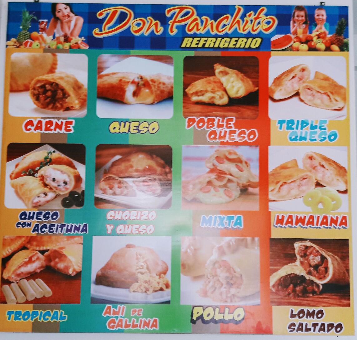 Menu at Refrigerios Don Panchito cafe, Puerto Maldonado