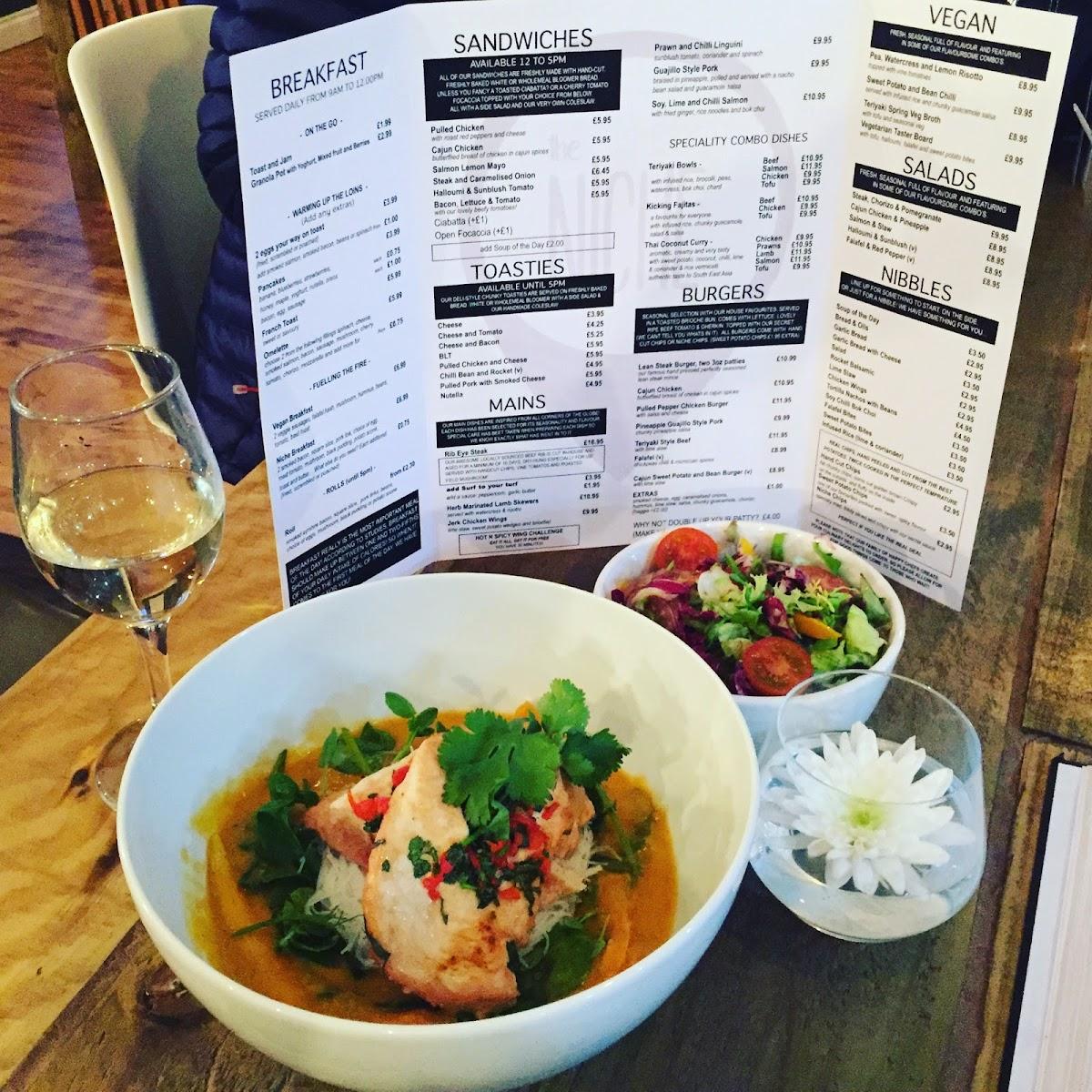 Menu at The Niche Restaurant, Irvine
