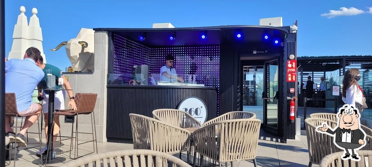 360º Sky Bar in Madrid - Restaurant menu and reviews