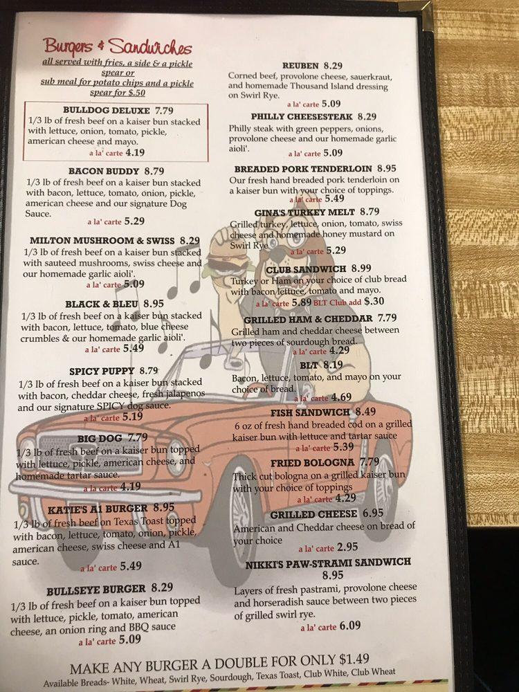 Menu at Lighthouse Cafe, Piqua