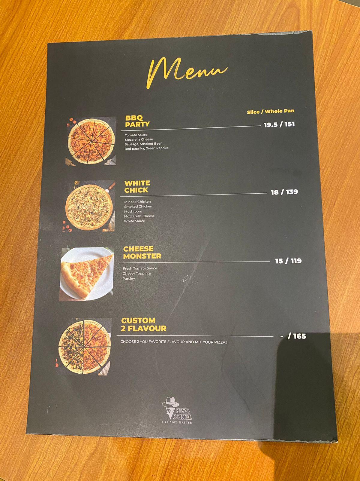 Menu at Pizza Cartel Citra Garden 7 restaurant, West Jakarta