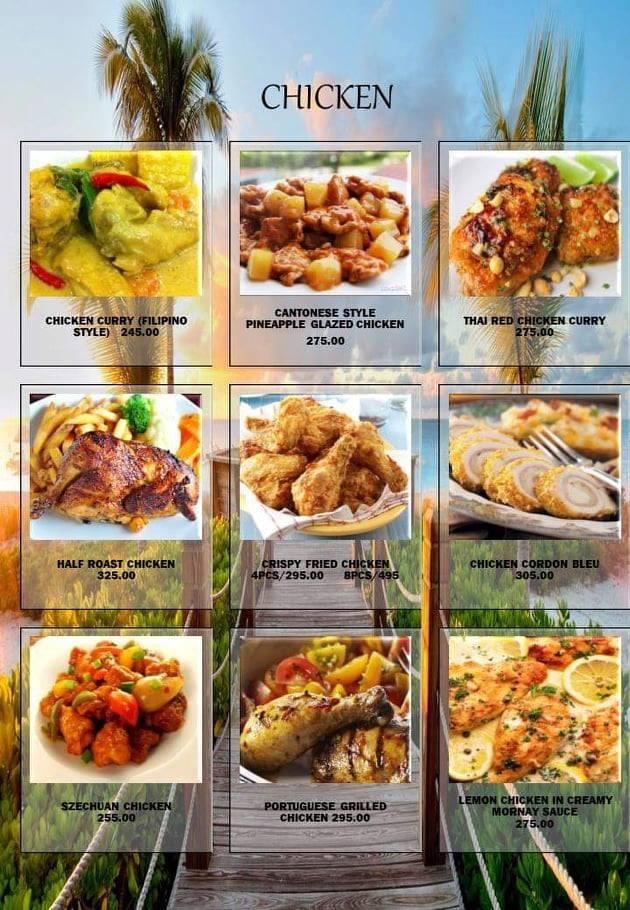 Carta de Breeze Cafe and Restaurant, Toledo, Toledo Rd