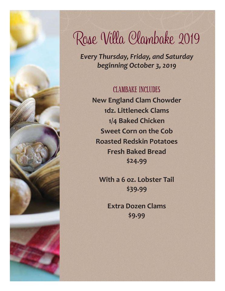 Surprising Domenics Rose Villa Restaurant Menu Photos