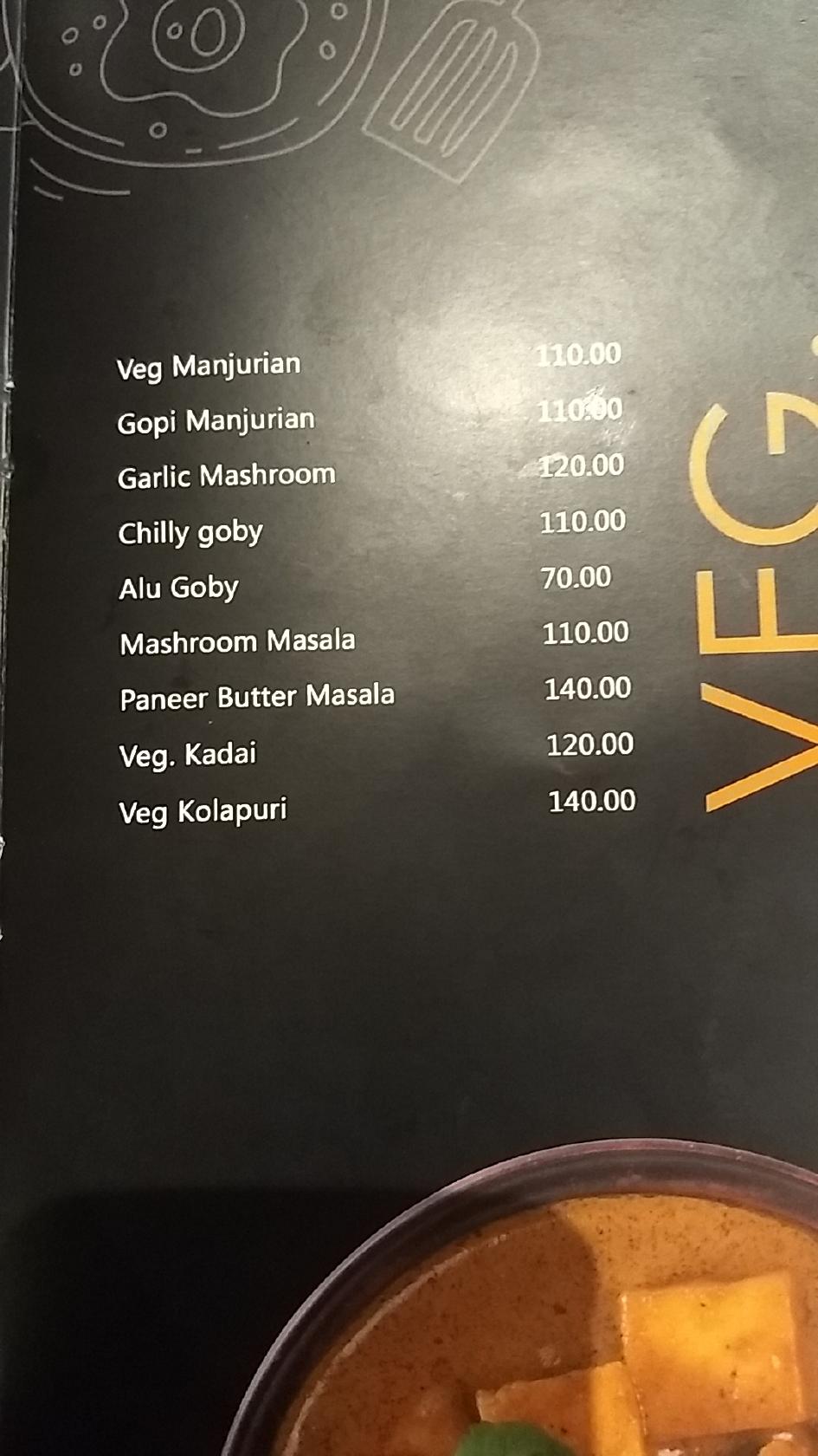 Menu at The Calicut Kitchen, Kottayam