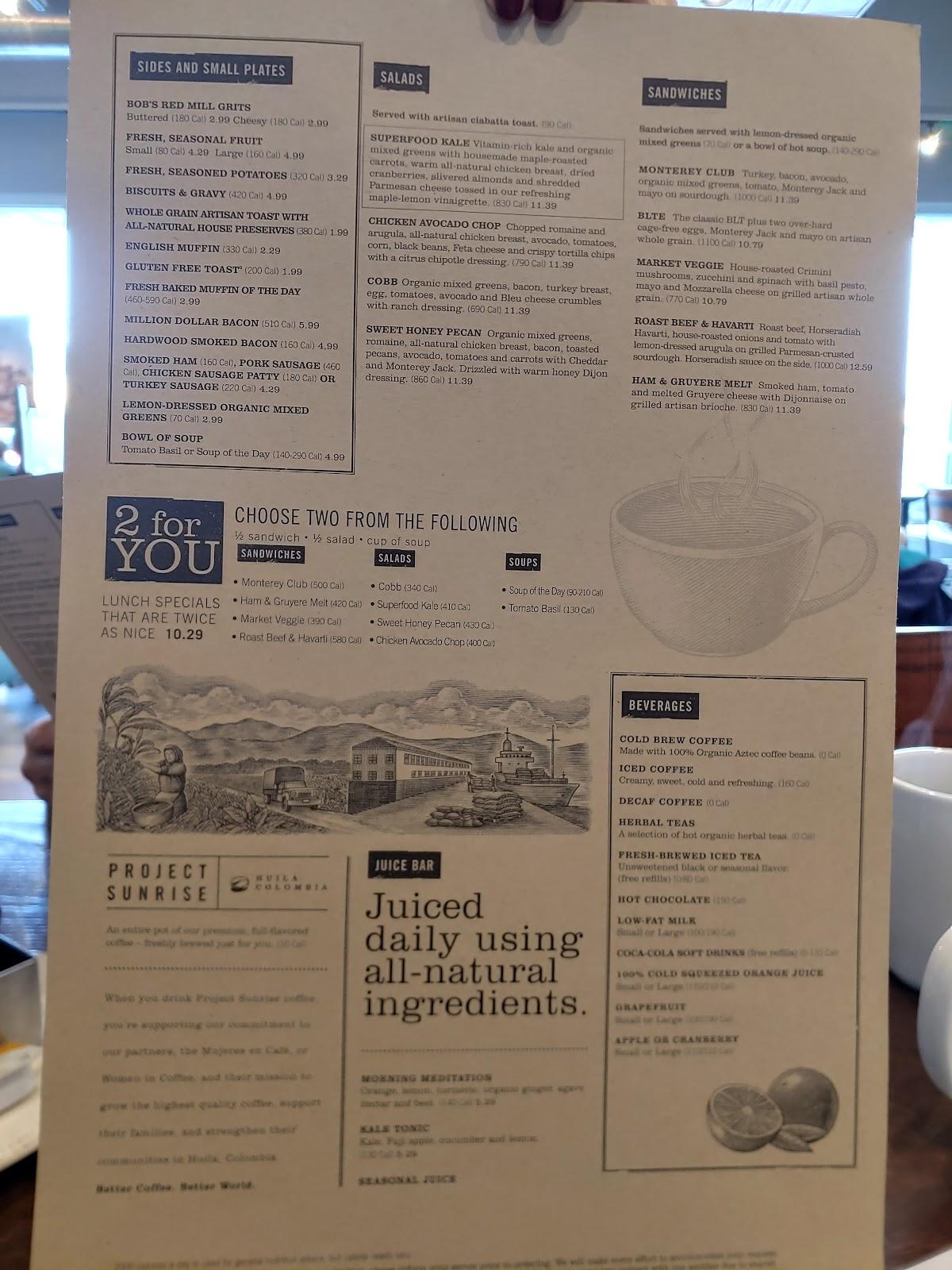 Menu at First Watch cafe, Denver, S Parker Rd Ste A