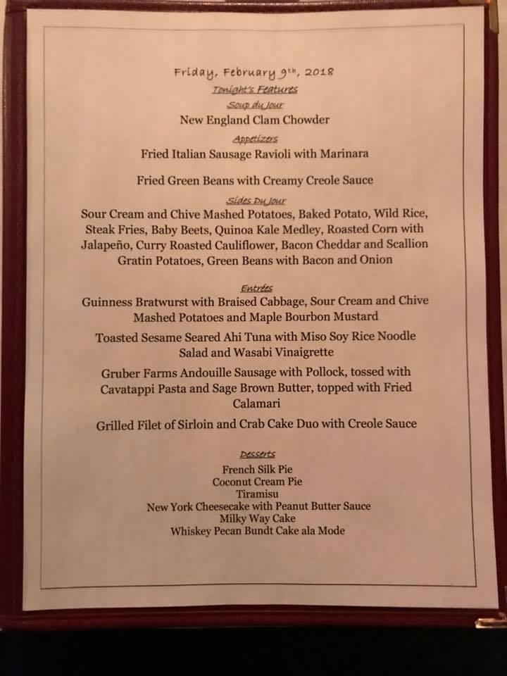 Menu at Yellow Dog Lantern Restaurant, Oil City