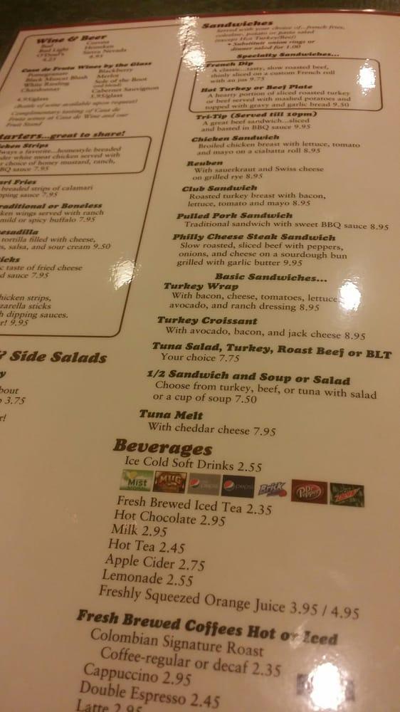 Menu at Casa de Fruta Restaurant, USA
