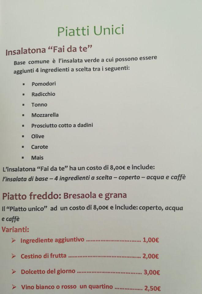 Menu da Ristorante "Il Gatto Rosso", Fornacette