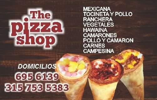 Menu at The Pizza Shop pizzeria, Bucaramanga