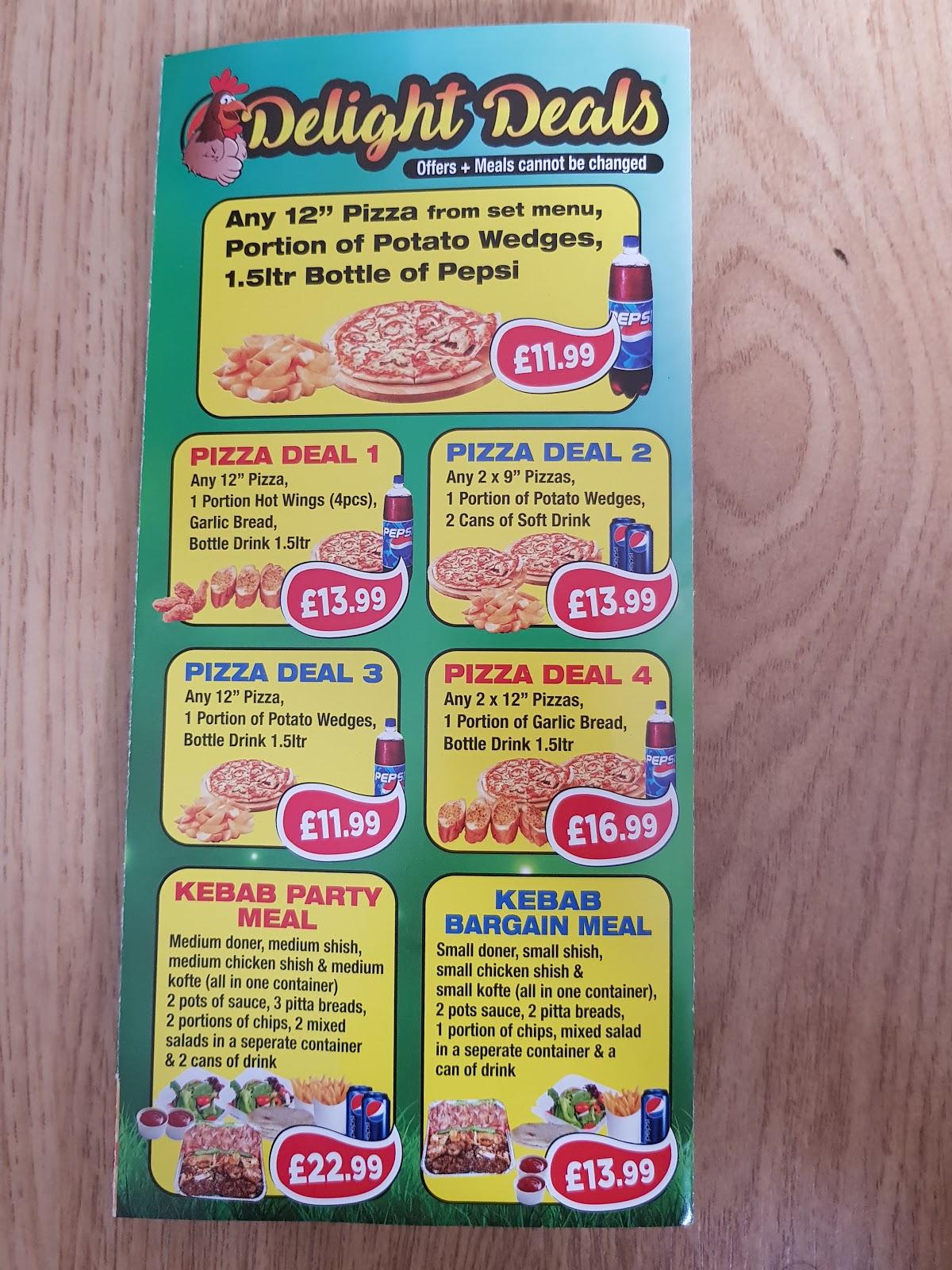 Menu at Chicken Delight fast food, Braintree