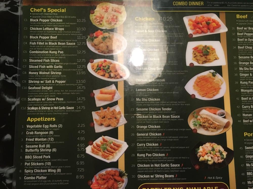 Menu at Lemon Tree Chinese Cuisine restaurant, Agoura Hills