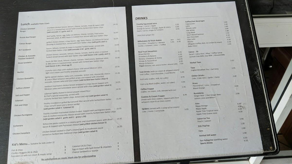 Menu at Perks Cafe, Jimboomba, Jimboomba Central Shopping Centre 29