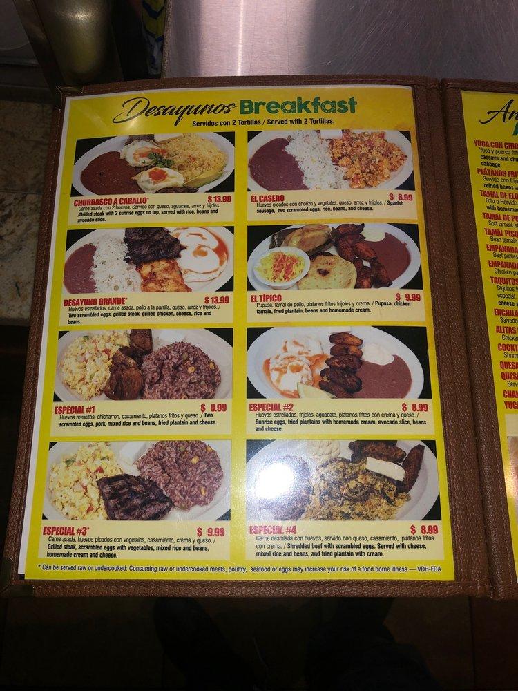 Menu at Fiesta Chicken restaurant, Woodbridge
