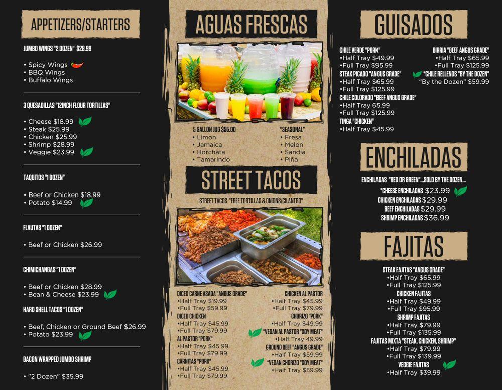 Menu at Casa de Pancho Mexican Grill & Cantina pub & bar, Anaheim