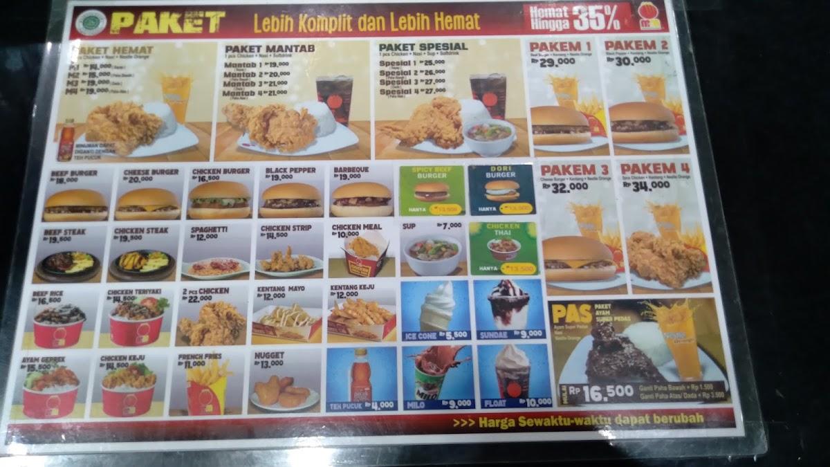 Carta de M2M indonesian fast food, Pamekasan