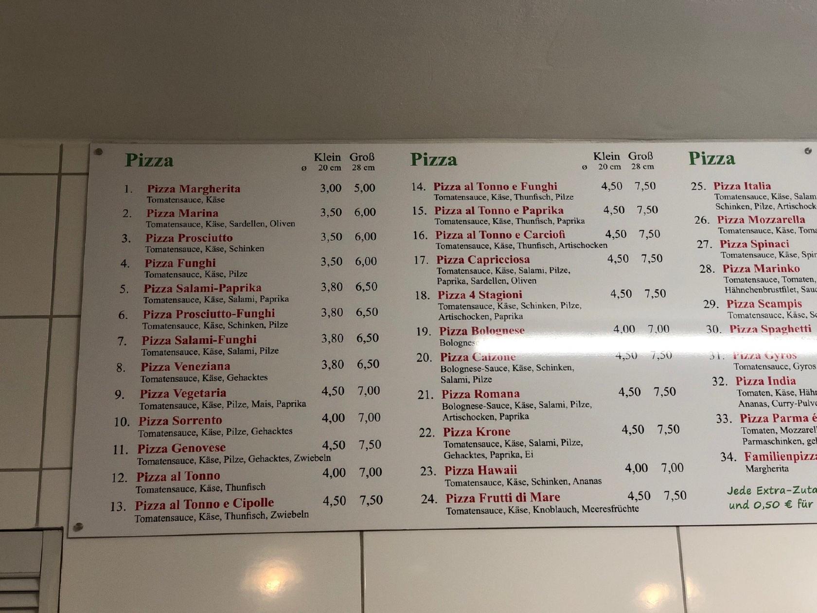 Speisekarte von Bei MAZE restaurant, Versmold