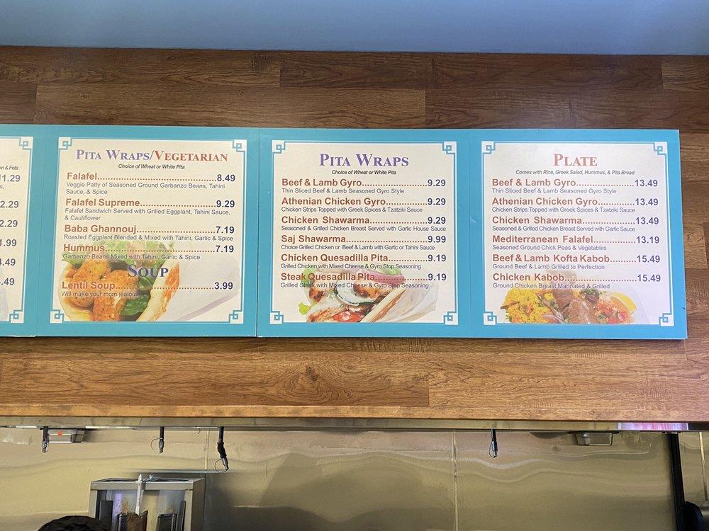 Menu at Gyro Stop restaurant, Stanwood