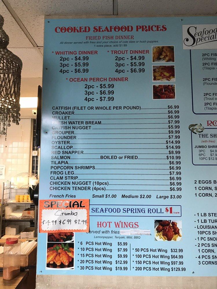 Menu at Quality Fresh Seafood restaurant, Forest Park