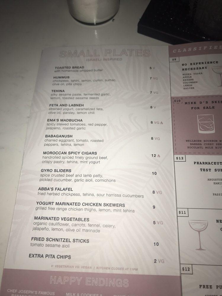 Menu at The Wellborn pub & bar, Orlando
