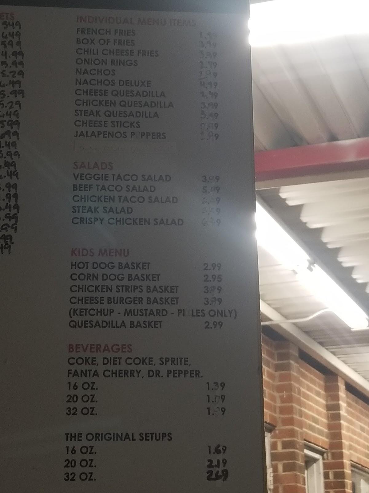 Menu at Aspen Grill BBQ, Lincolnton