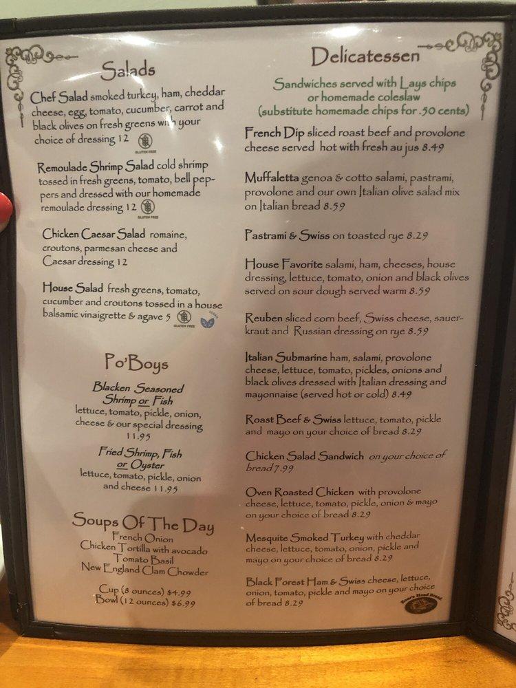 Menu at Old Fulton Seafood Cafe & Steakhouse, Rockport, Hwy 35 N