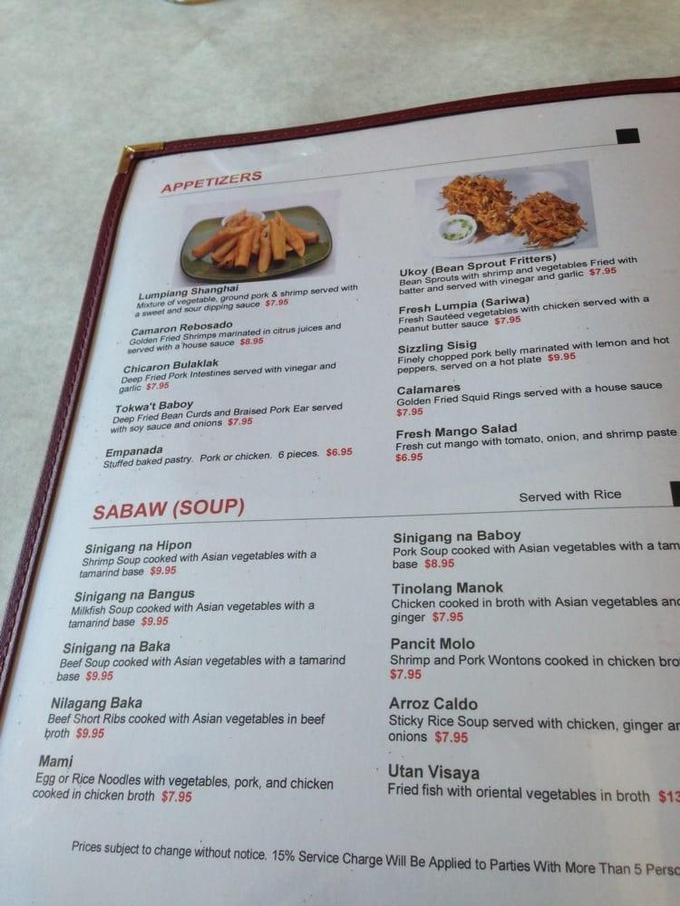 Menu at Tito Rad's Grill BBQ, New York City