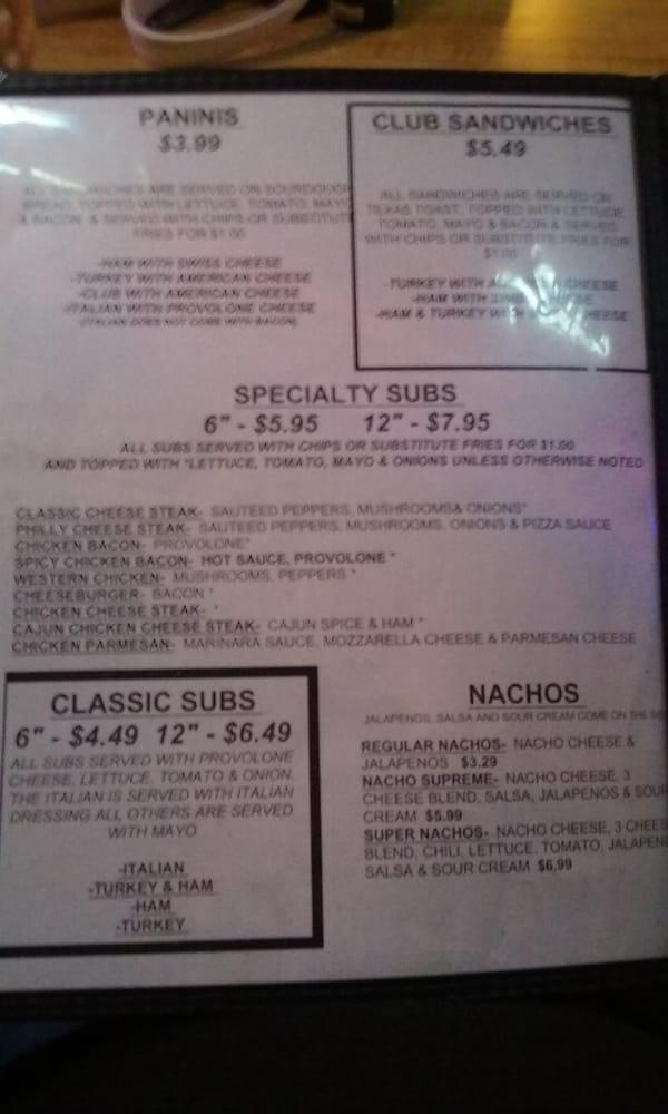 Menu at RJ's Pub & Grill, Philipsburg