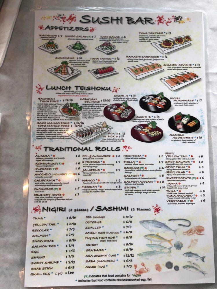 Menu at Spice Station restaurant, Sarasota