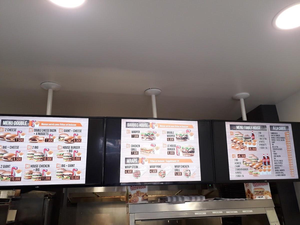 Menu au #CHB restaurant, Trappes