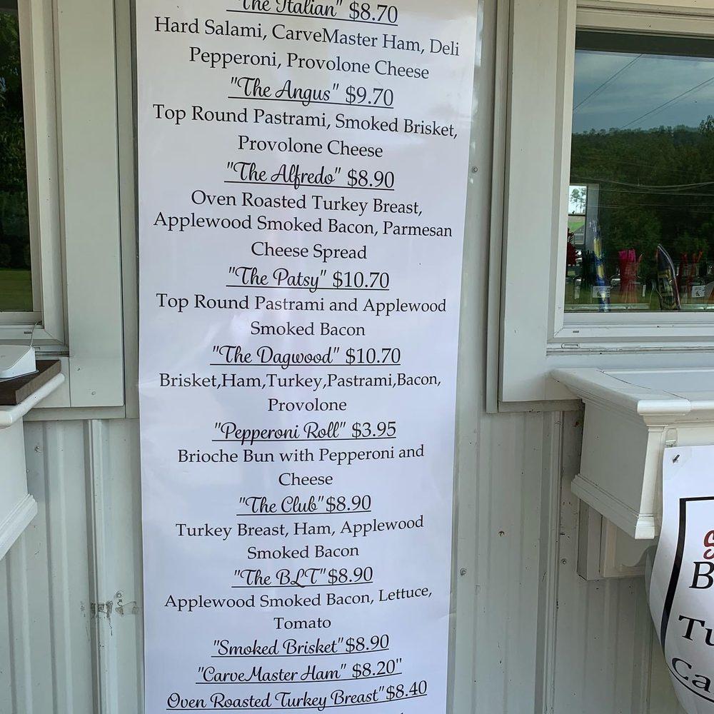 Menu at Shilling Hill Farm restaurant, Meadowlands