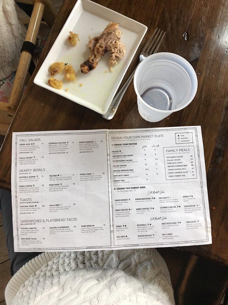 Menu at Vessel Kitchen restaurant, Park City, Uinta Way E1