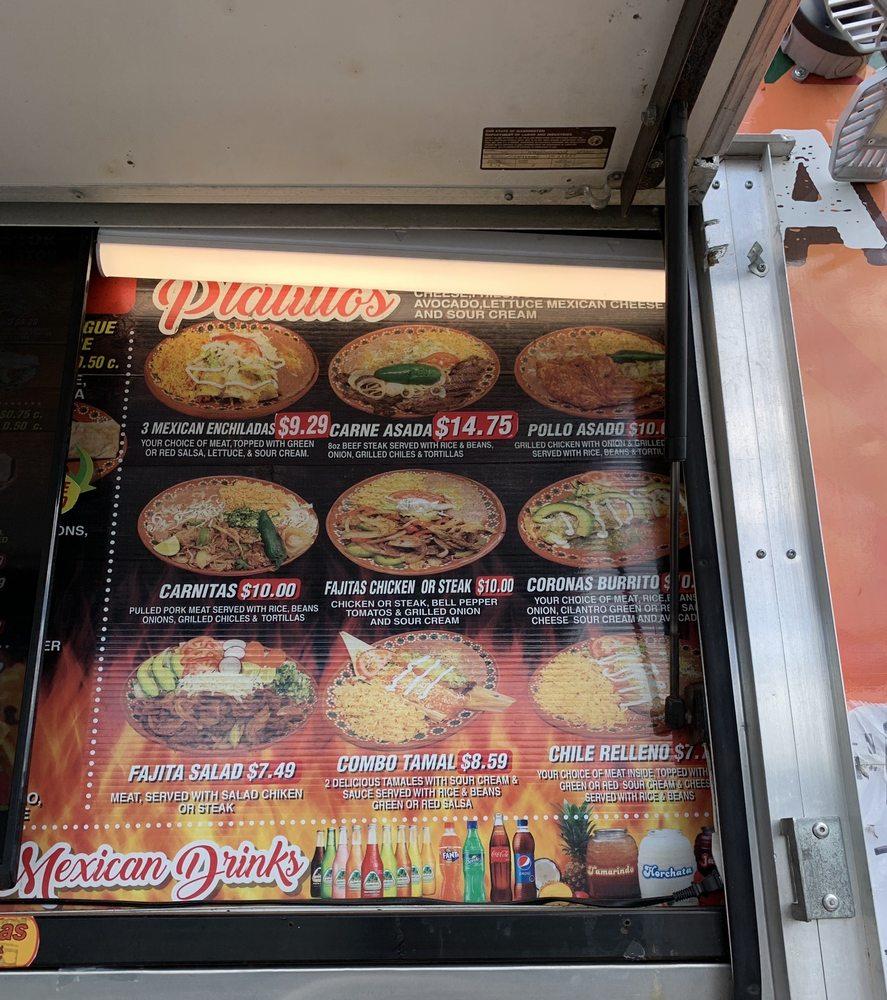 Menu at El Taco Amigo restaurant, Olympia, Martin Way E