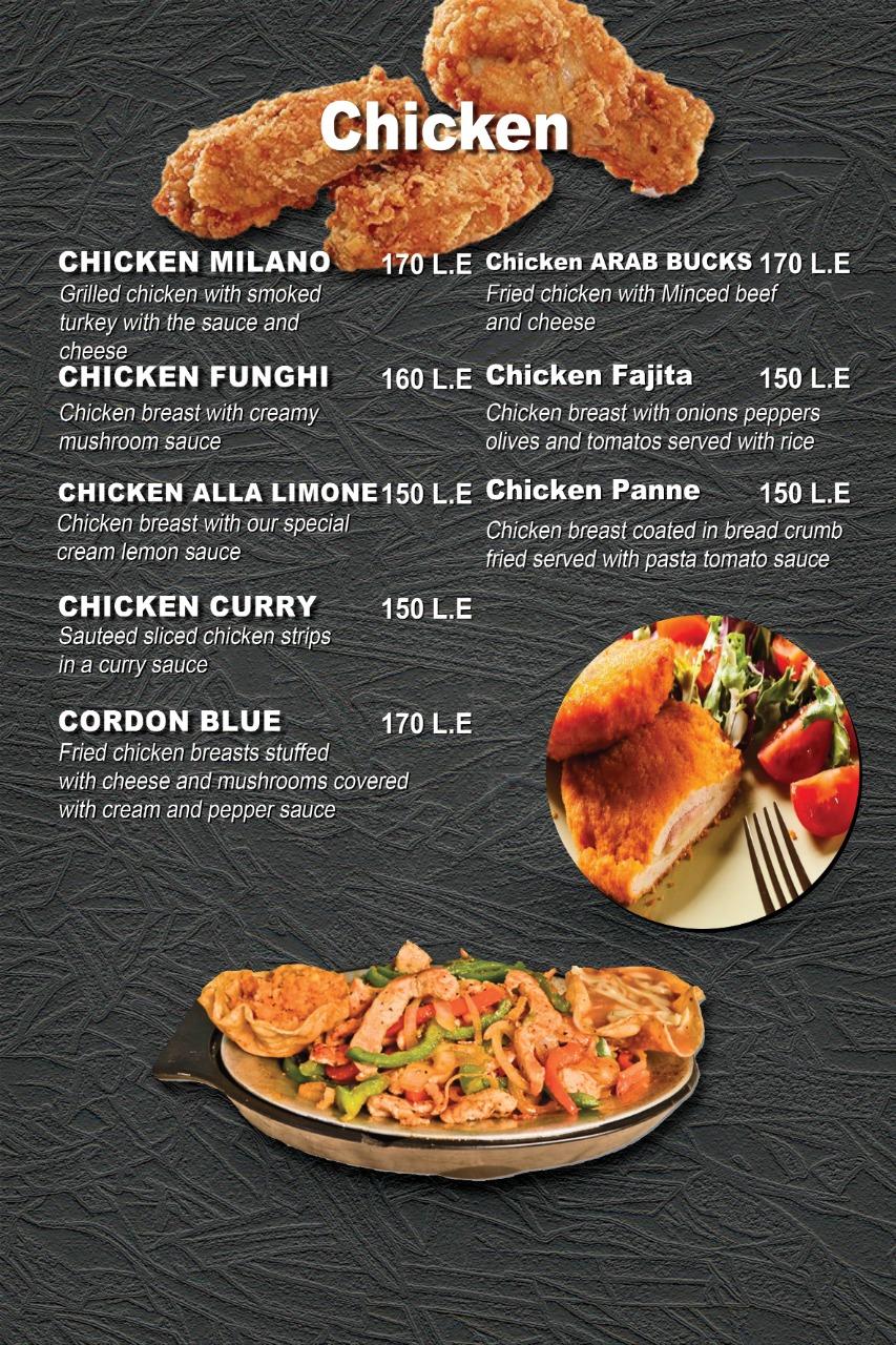 Menu at Arab Bucks, Cafe And Resturaunt, Sharm el Shiekh, Sharm El-Sheikh