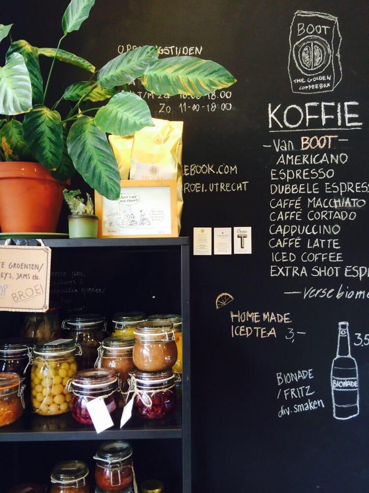 Menu at BROEI, Utrecht