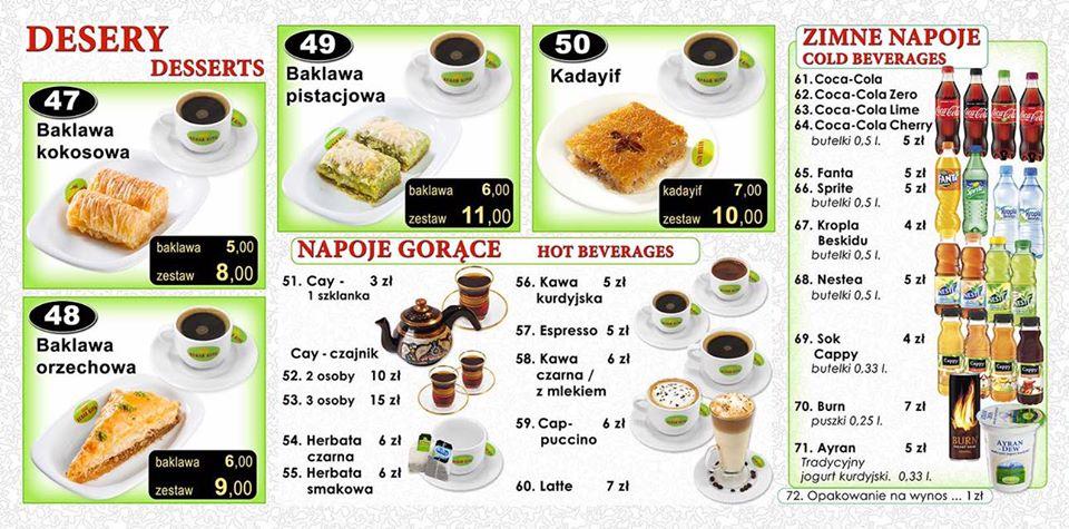 Menu at KEBAB KING WOŁOMIN restaurant, Wolomin