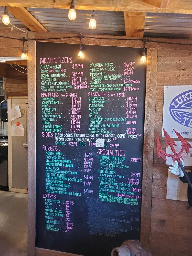 Menu at Brock's Food and Drink pub & bar, Granbury