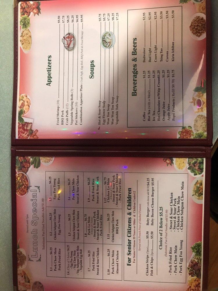 Menu at Gee's Family Restaurant, Goldendale