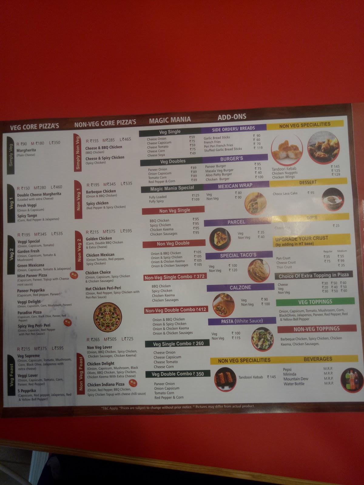 Menu at Rominus Pizza And Burger, Gurugram, No.52