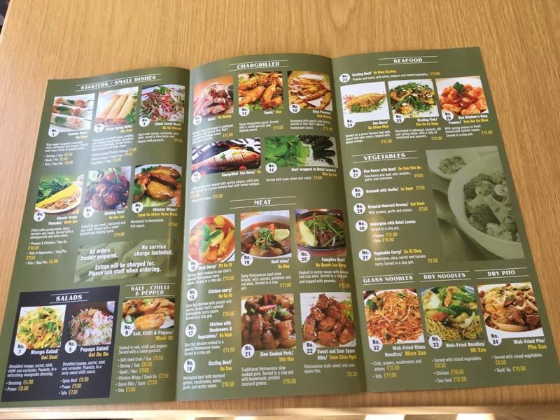 Menu at Pham Restaurant, Northwood